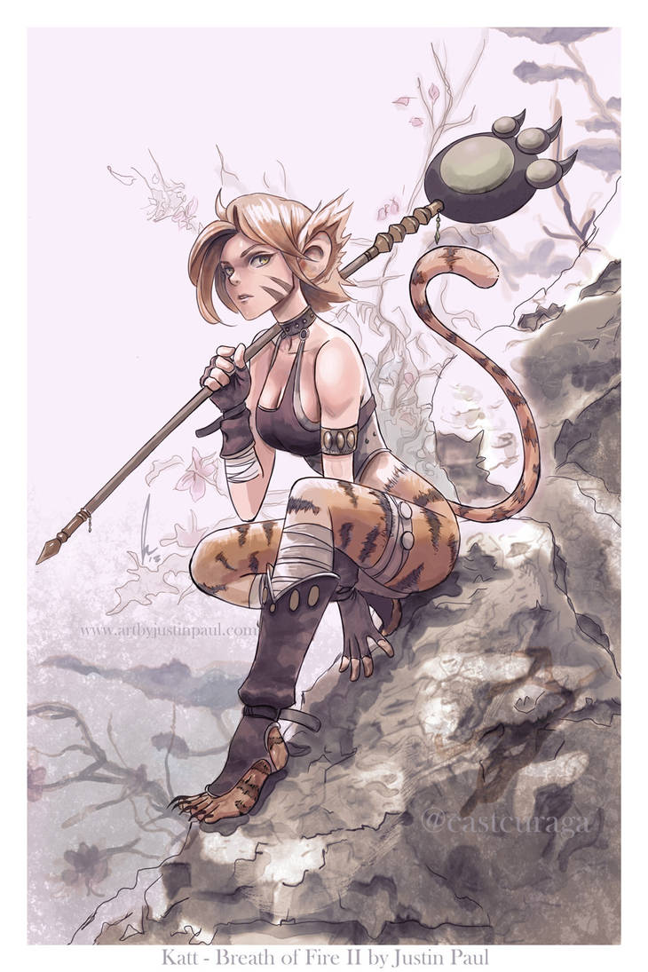 Katt Breath Of Fire Ii Print Available By Castcuraga On Deviantart