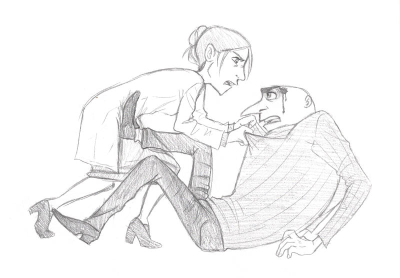Request - Gru and Julie by queersaint on DeviantArt Request - Gru and Julie by queersaint on DeviantArt