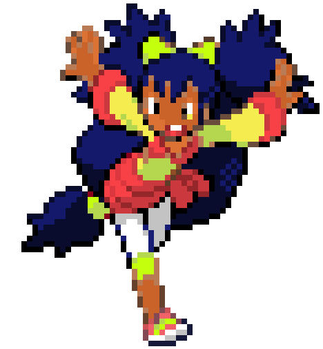 Iris Pokemon Pixel Art By Nikkomarston On Deviantart