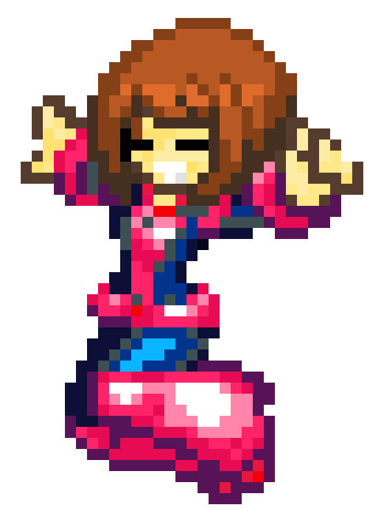 Ochako Uraraka Pixel Art By Nikkomarston On Deviantart