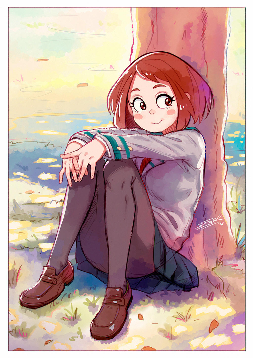 Uraraka Ochaco By Dfer32 On Deviantart