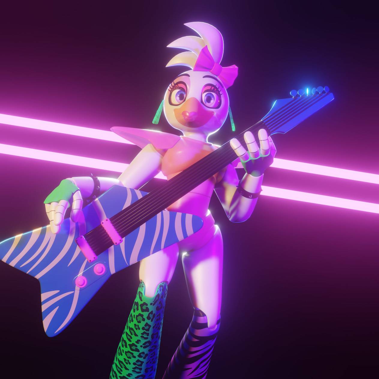 Fnaf Security Breach Glamrock Chica By Luigi 529 On Deviantart