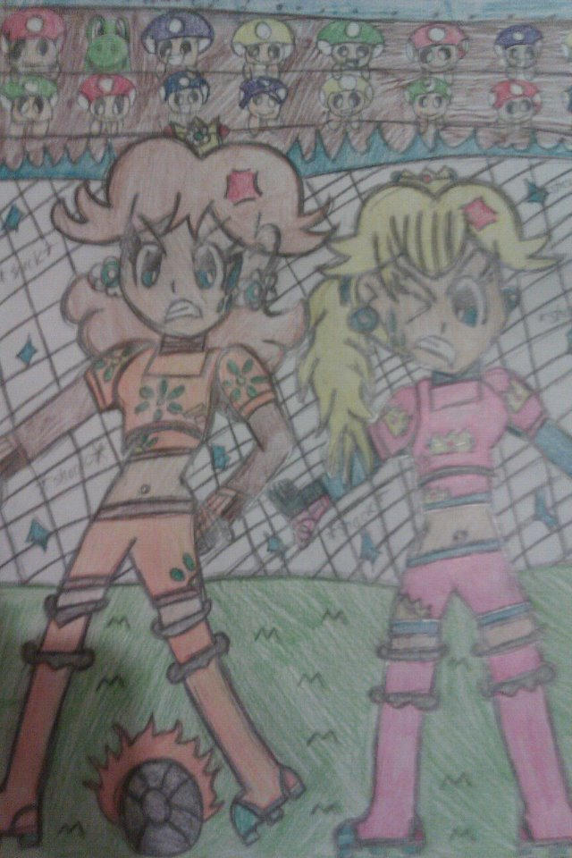 Mario Strikers Charged Daisy V S Peach By DaisyXLuigifan45 On DeviantArt mario-strikers-charged-daisy-v-s-peach-by-daisyxluigifan45-on-deviantart