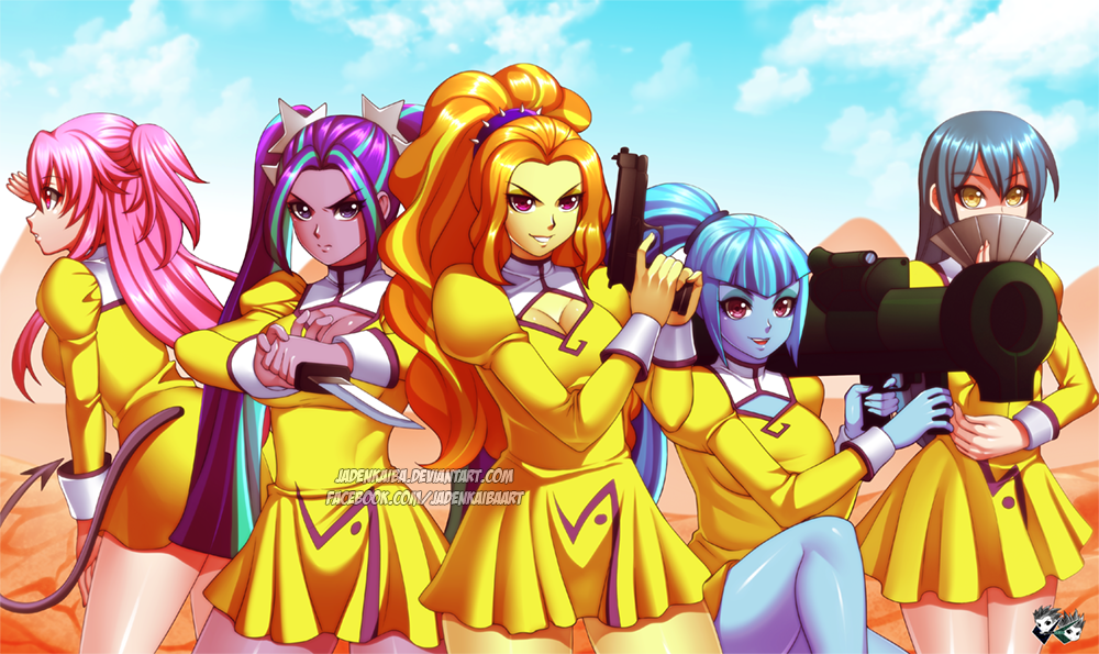 Commission The New Gold Delmo Girls By Jadenkaiba On Deviantart