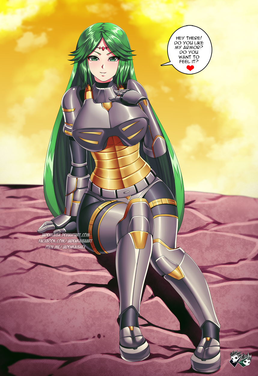 Commission Palutena Battle Armor By Jadenkaiba On Deviantart