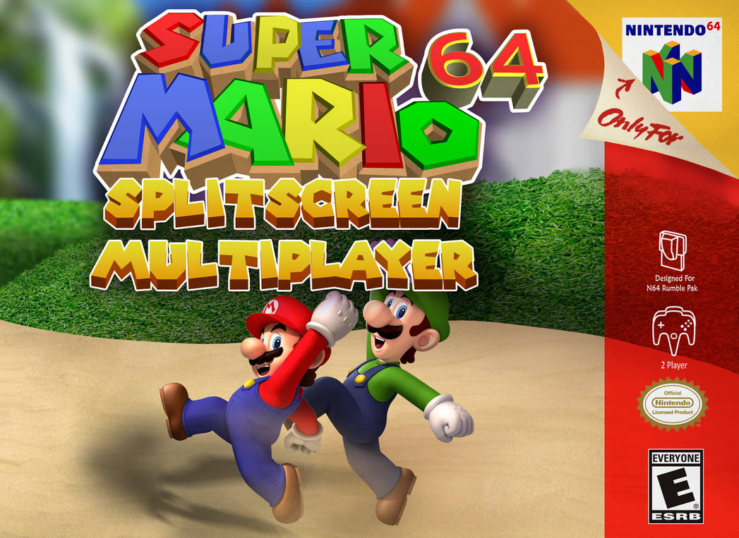 Super Mario 64 Splitscreen Multiplayer By Gonstart On Deviantart