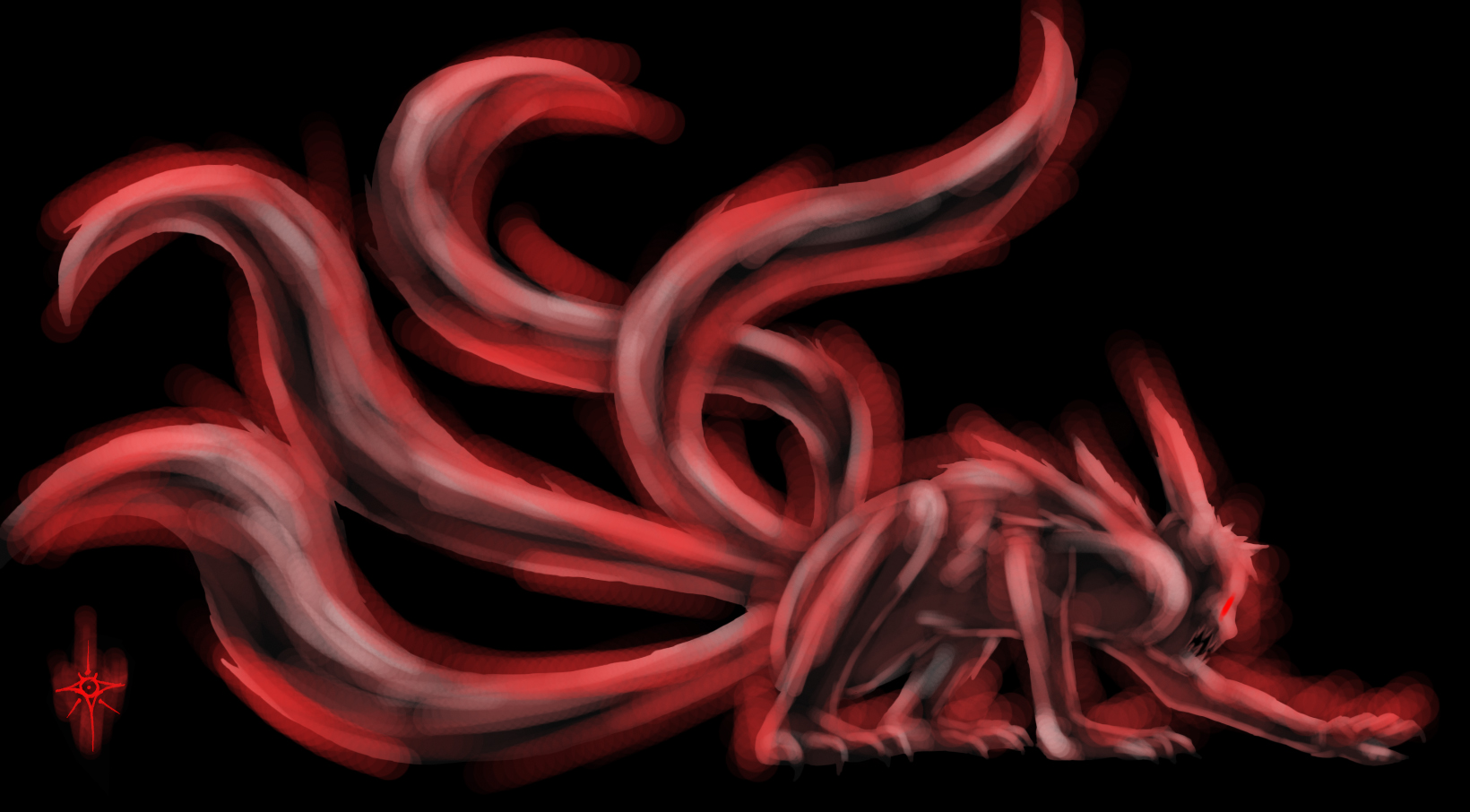 Naruto 4 tails by dark-maggot on DeviantArt