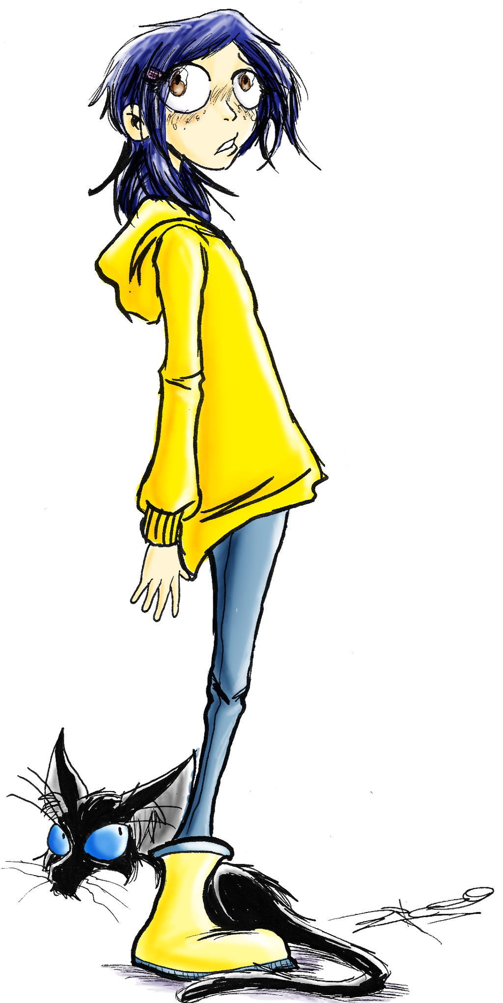 Coraline by Cyberpunk-cyborg2000 on DeviantArt Coraline by Cyberpunk-cyborg2000 on DeviantArt