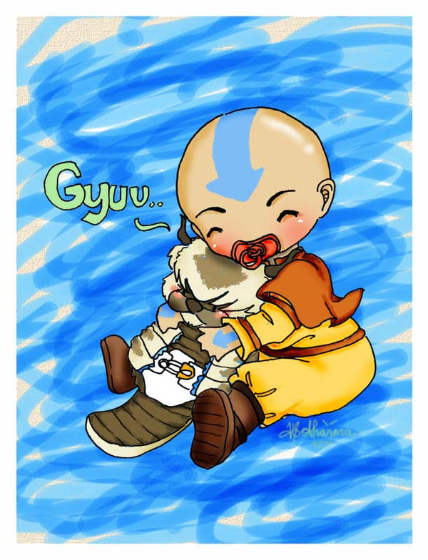 CG-edit: Aang and Appa by GaGaGakun on DeviantArt