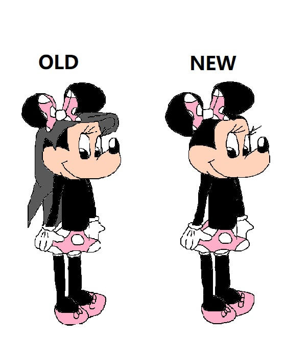 Minnie Mouse Old And New Comparison By Naufalisback On Deviantart