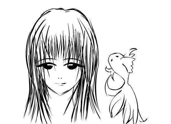 Kingyo Hanabi LINEART by vauny-vaun on DeviantArt