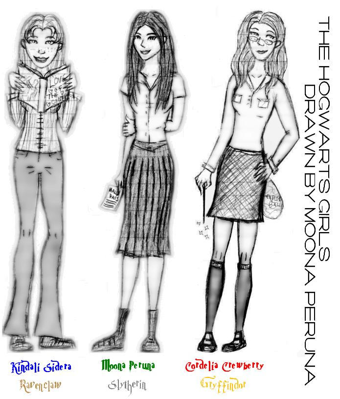 The Hogwarts Girls by moonaperuna on DeviantArt