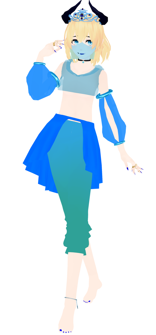 Mmd Tda Lazarin Gypsybelly Dancer Outfit No Dl By Adrimmd On Deviantart