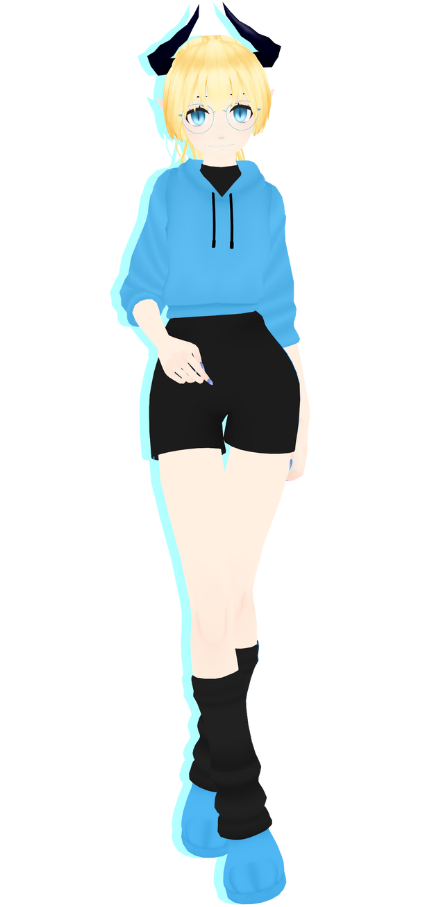 Mmd Tda Lydia Crop Hoodie Outfit No Dl By Adrimmd On Deviantart