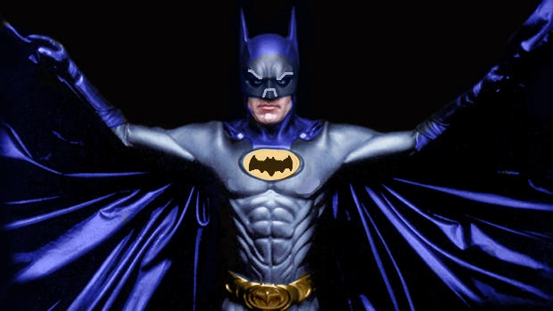 Batman George Clooney But With The Adam West Suit By Boiola1903 On