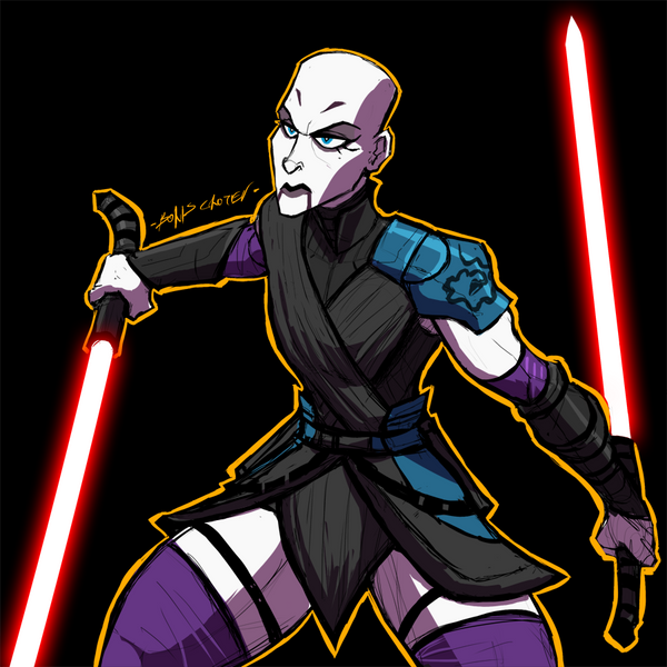 Asajj Ventressclone Wars By Artfrenzyboris On Deviantart