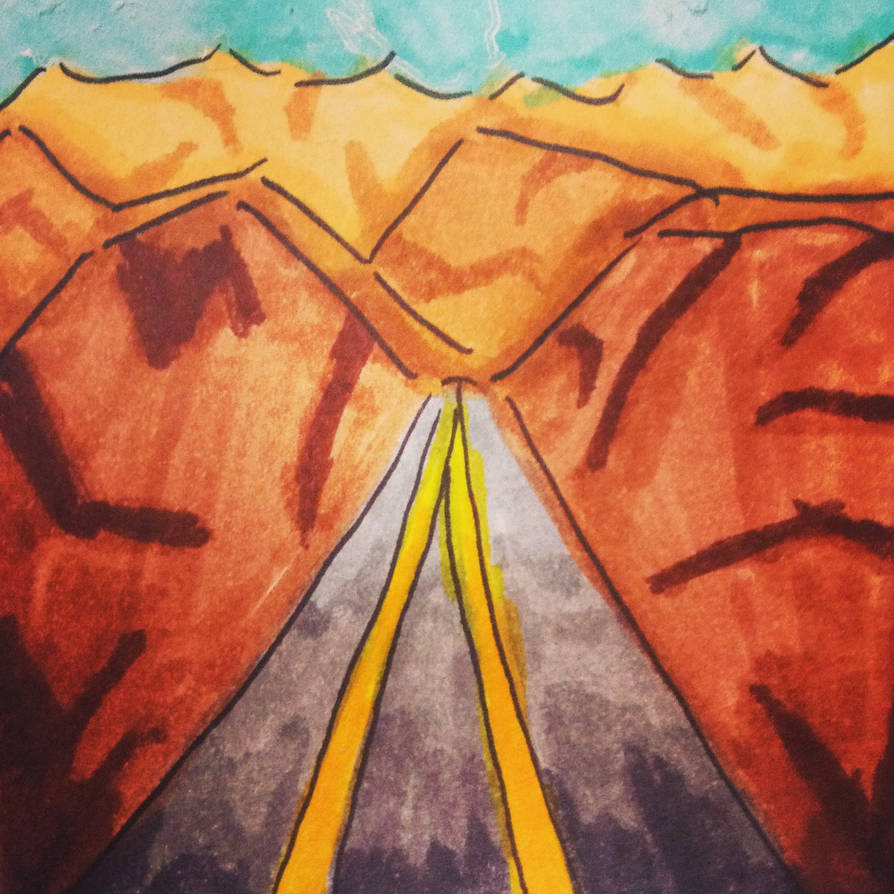 Deserted Road By Nyacem On DeviantArt deserted-road-by-nyacem-on-deviantart