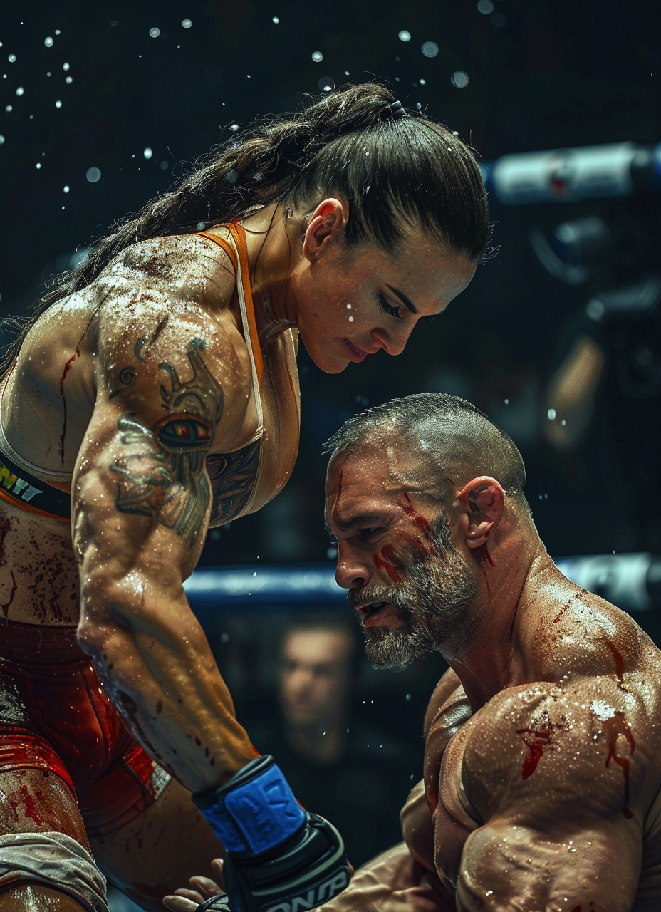 Female Vs Male Mixed Fight By Fightclub78 On Deviantart