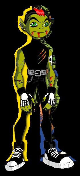 Emo Titans- Beast Boy by deviant-comic-artist on DeviantArt