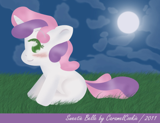 Sitting Sweetie Belle By Caramelcookie On Deviantart