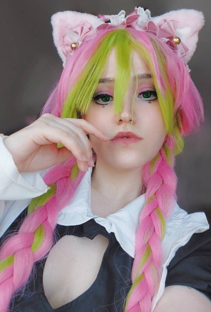 Mitsuri Kanroji Maid Cosplay By Teodora20 On Deviantart