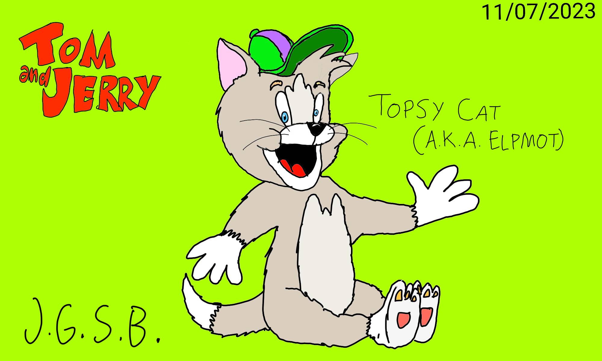 Topsy Cat Aka Elpmot Cat Tom And Jerry By Joaogabyel On Deviantart