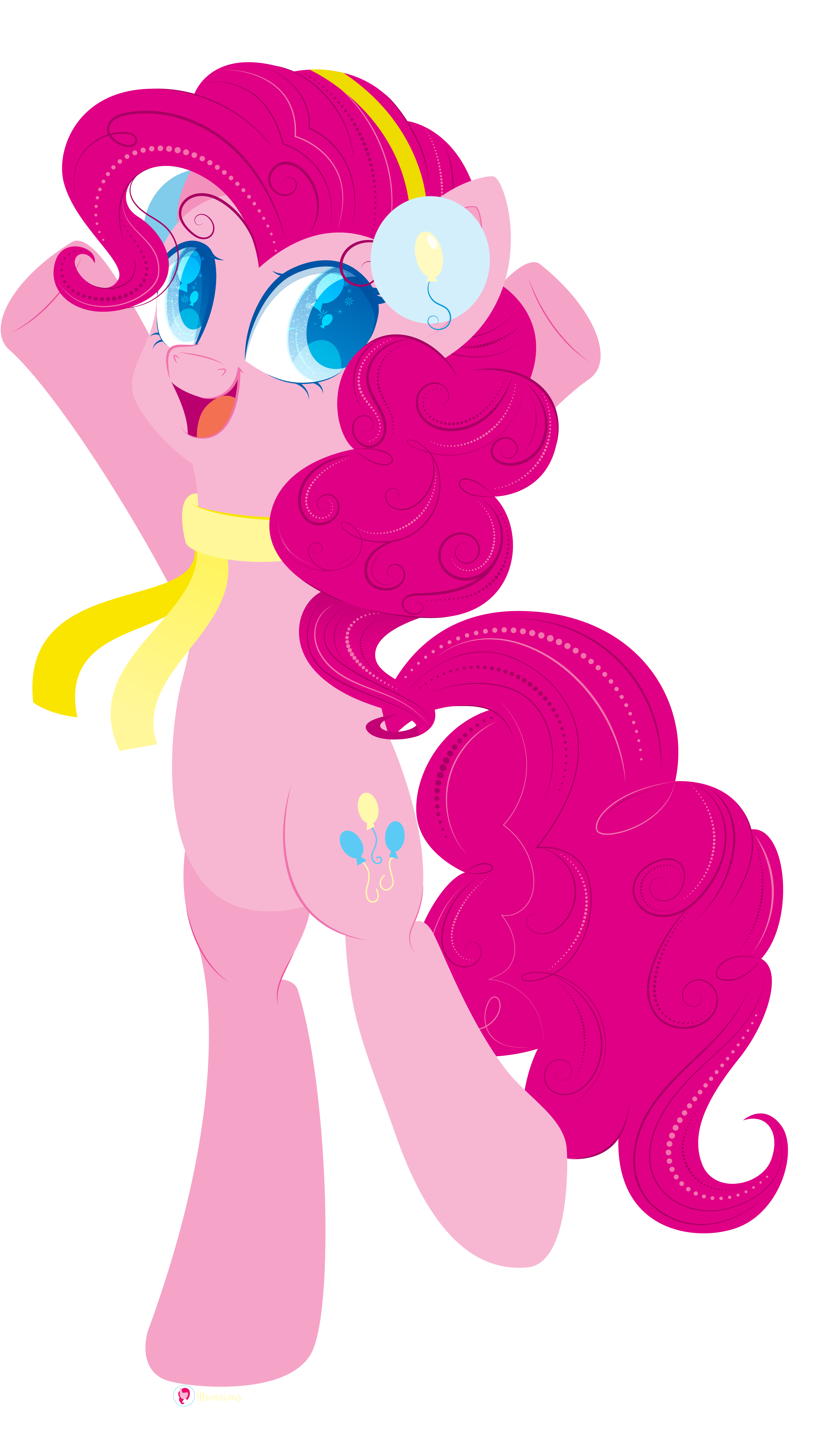 Pinkie Pie Winter Themevector By Illumnious On Deviantart