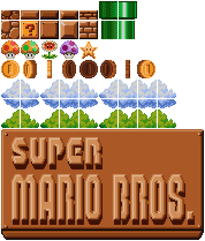 Super Mario World Tiles Super Mario World Tiles