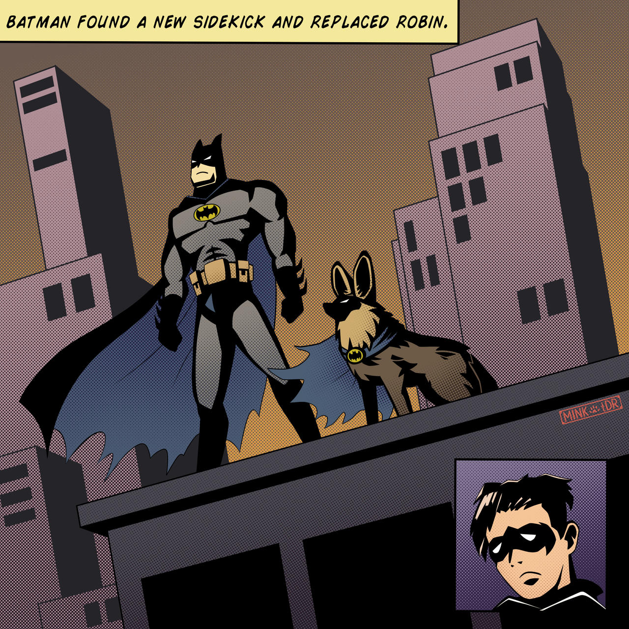 Batman's New Sidekick by Mink-tDR on DeviantArt Batman's New Sidekick by Mink-tDR on DeviantArt