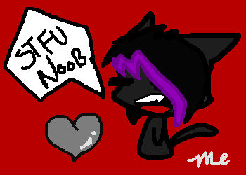 STFU kitty by DeidaraBoom on DeviantArt