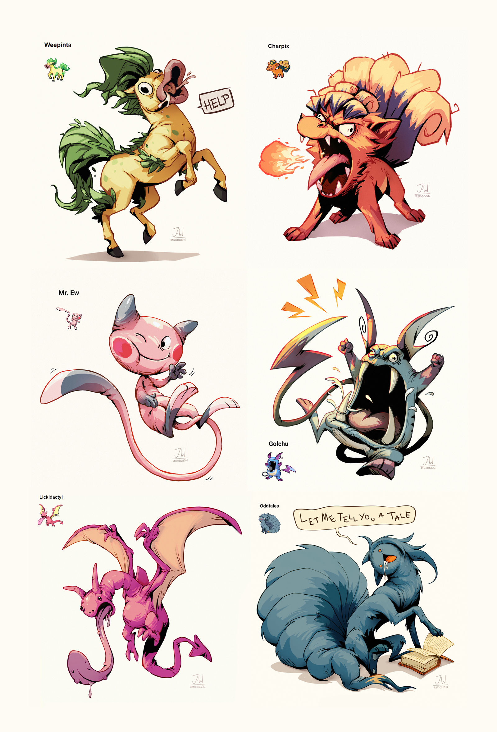 Pokemon Fusions Deviantart