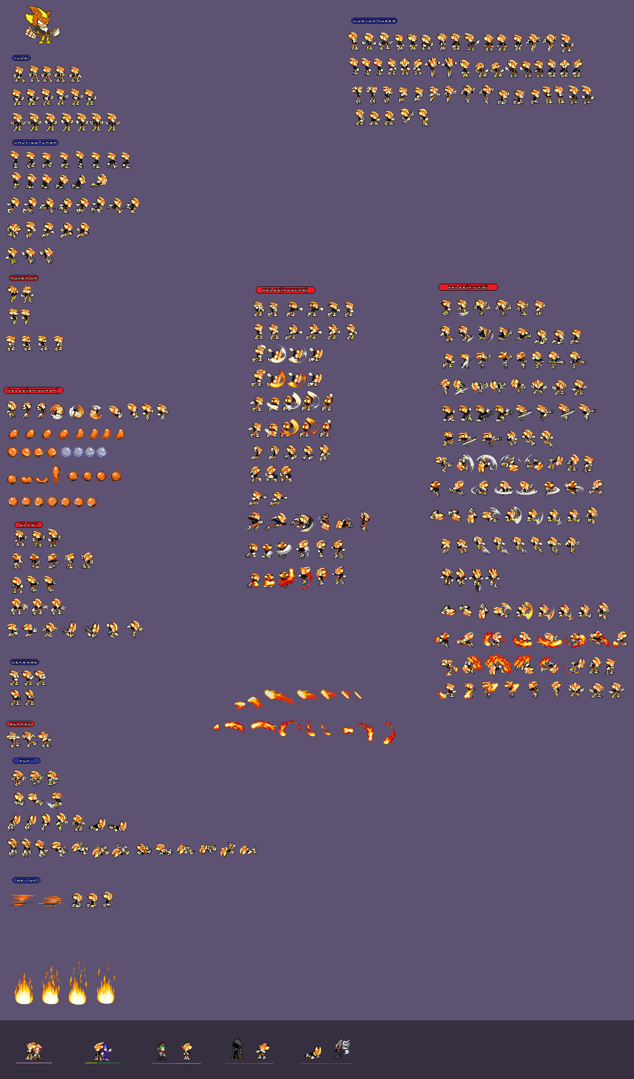 Burn the Hedgehog sprite sheet by Mekhoel on DeviantArt Burn the Hedgehog sprite sheet by Mekhoel on DeviantArt