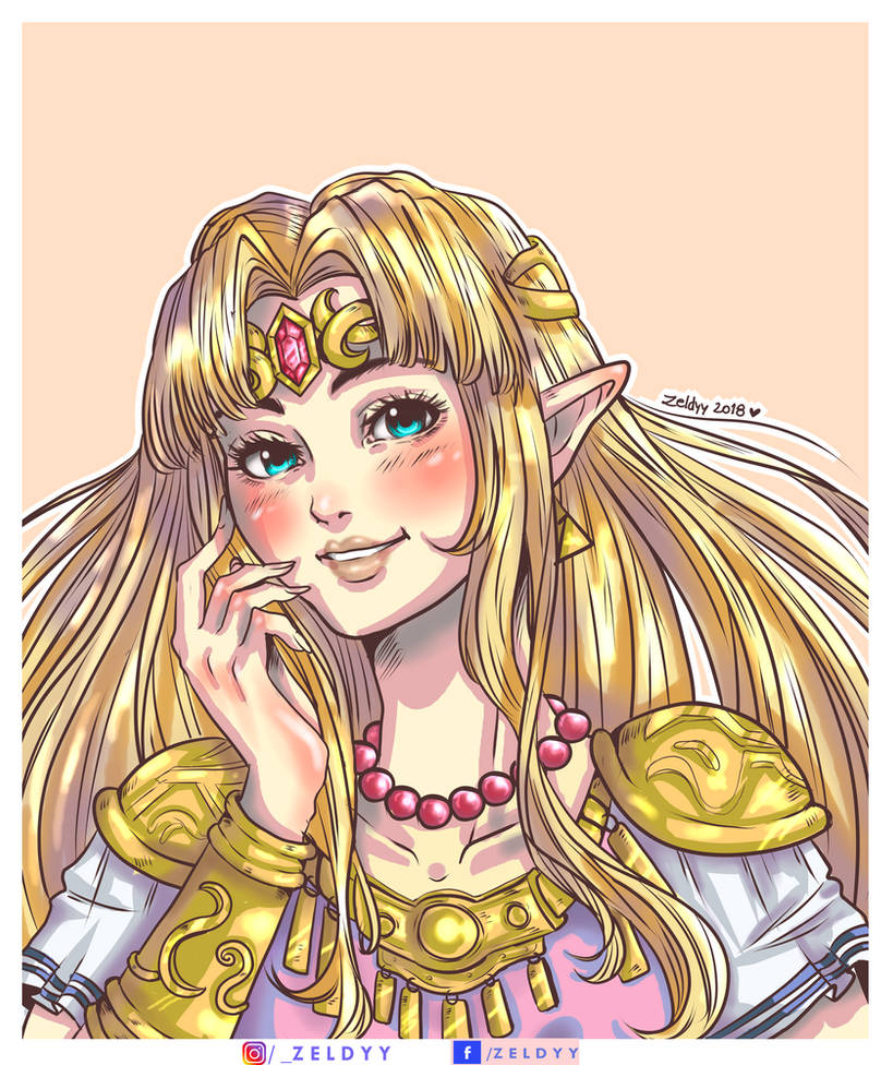 Princess Zelda Smash Bros Ultimate By Zeldyy On Deviantart