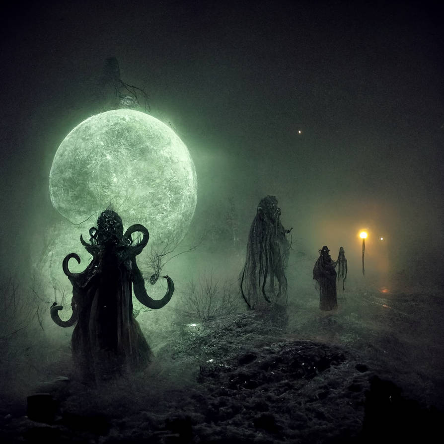 VORONY Cthulhu witch moon light stars night fog ma by scrove on DeviantArt VORONY Cthulhu witch moon light stars night fog ma by scrove on DeviantArt