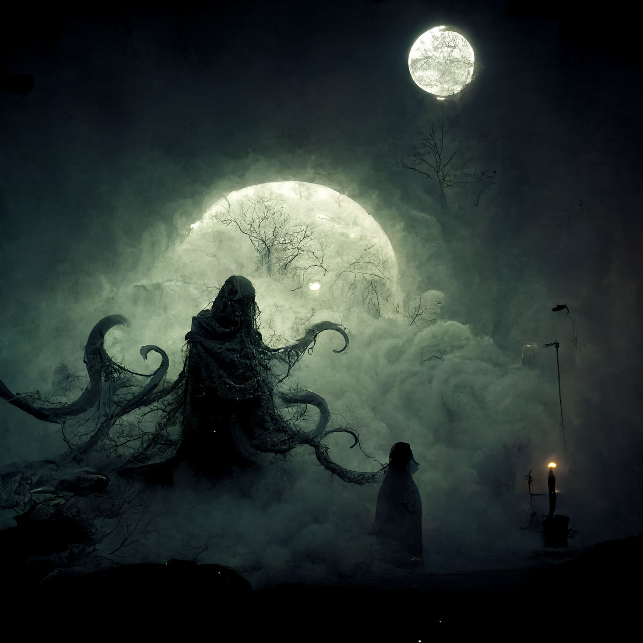 VORONY Cthulhu witch moon light stars night fog ma by scrove on DeviantArt VORONY Cthulhu witch moon light stars night fog ma by scrove on DeviantArt
