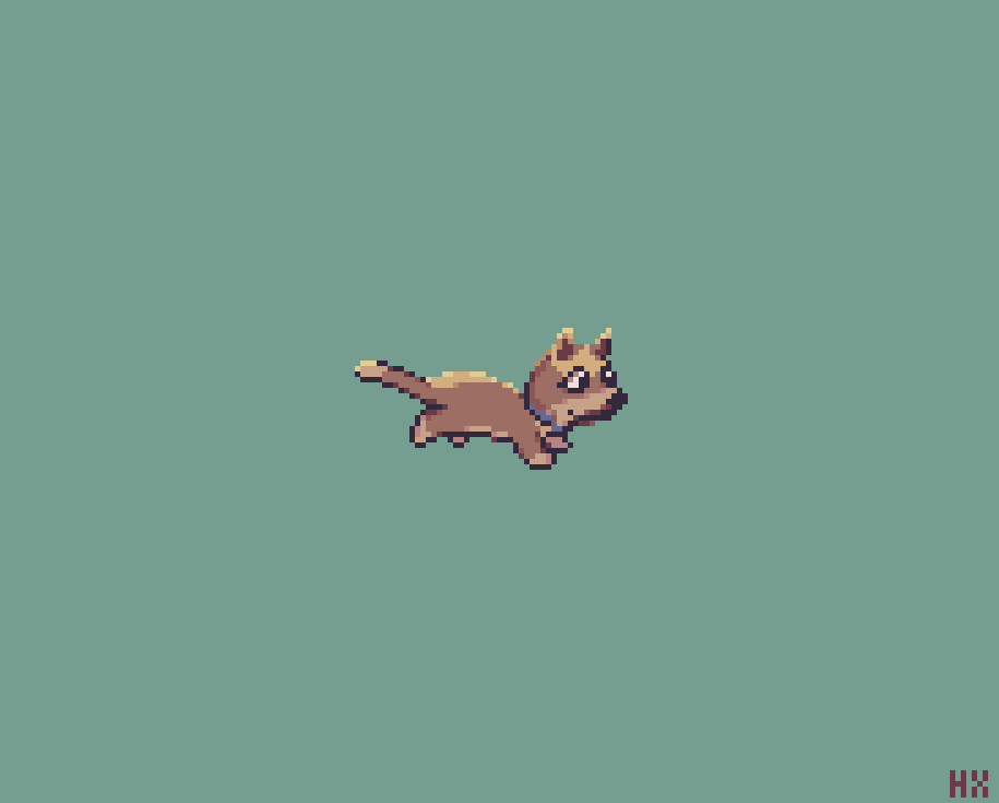 Dog Run Cycle - Pixel Art by Hoshiixs on DeviantArt Dog Run Cycle - Pixel Art by Hoshiixs on DeviantArt