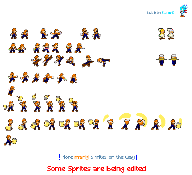 Marigi Sprite Sheet Ver 28 By Storm424 On Deviantart