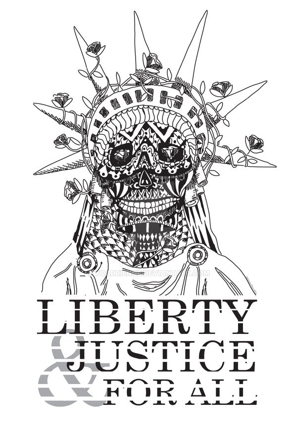 Liberty And Justice For All By Yoadrienne On Deviantart