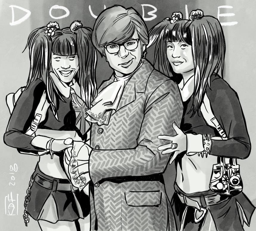 Twins Basil Twins Austin Powers By Kennf11 On Deviantart