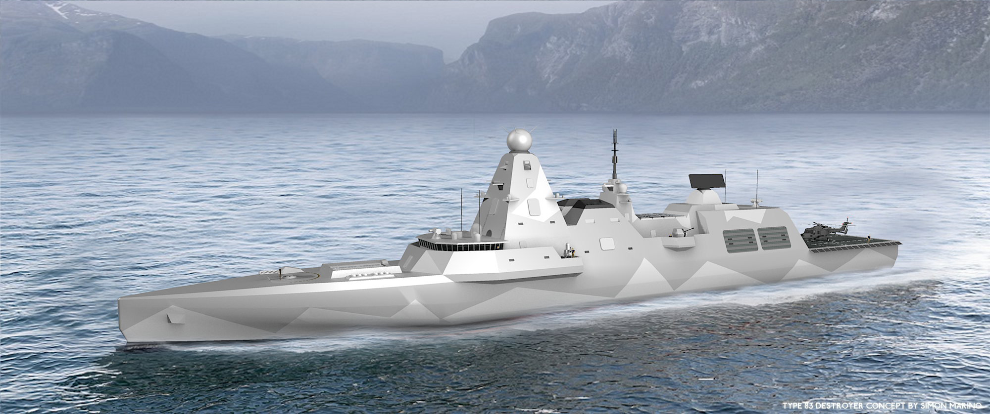 Royal Navy Type 83 destroyer concept. Image:4 by calamitySi on DeviantArt Royal Navy Type 83 destroyer concept. Image:4 by calamitySi on DeviantArt