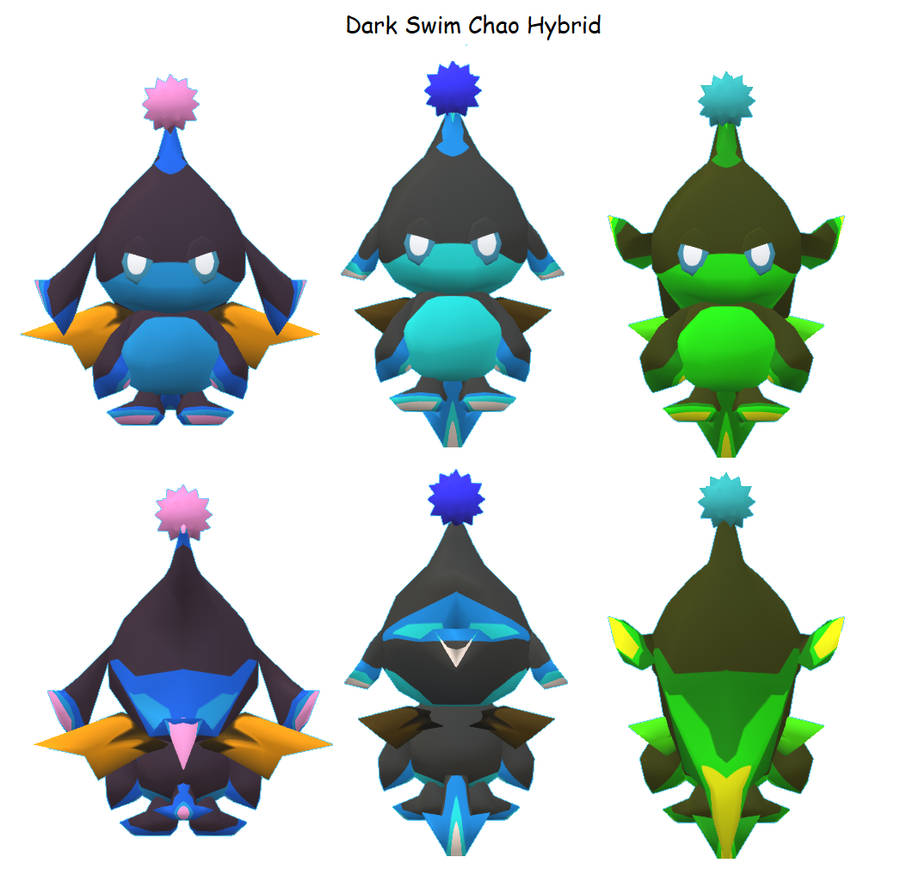 Dark Swim Chao Hybrids Part 1 by TannerxDelia on DeviantArt Dark Swim Chao Hybrids Part 1 by TannerxDelia on DeviantArt