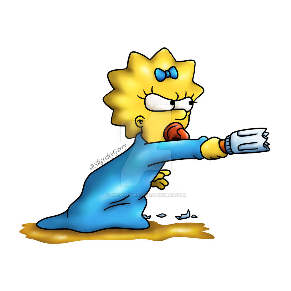 Maggie Simpson By Sketchygerry On Deviantart