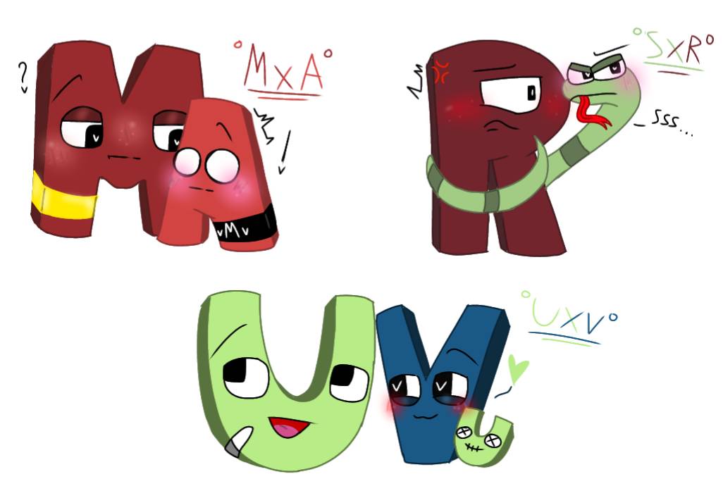 My Favorite Ship Alphabet Lore P 3 By Dgirlredarmy On Deviantart
