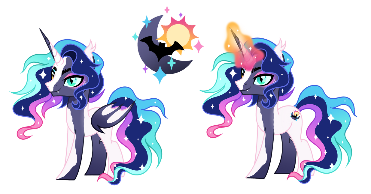 Sold Princess Luna Celestia Fusion Adopt By Strawberrysketchie On