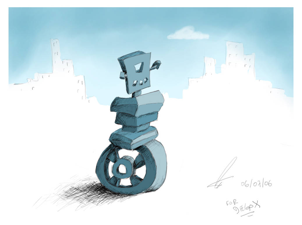 Little Robot Thingy by k0sm1k on DeviantArt