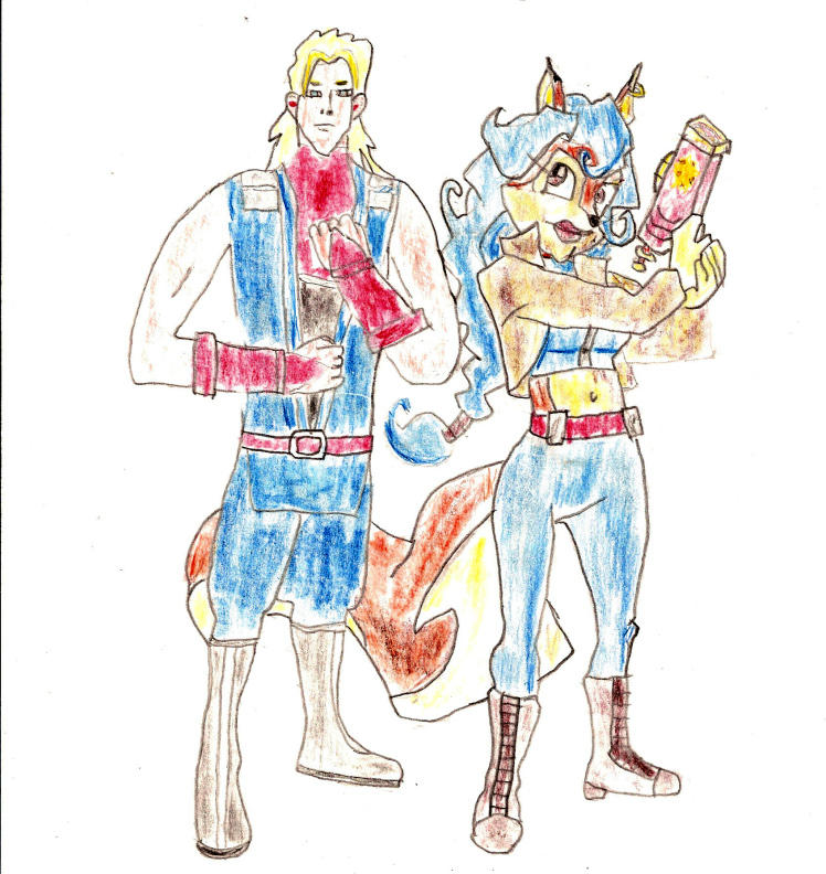 Lucedo and Carmelita by Lucedo on DeviantArt