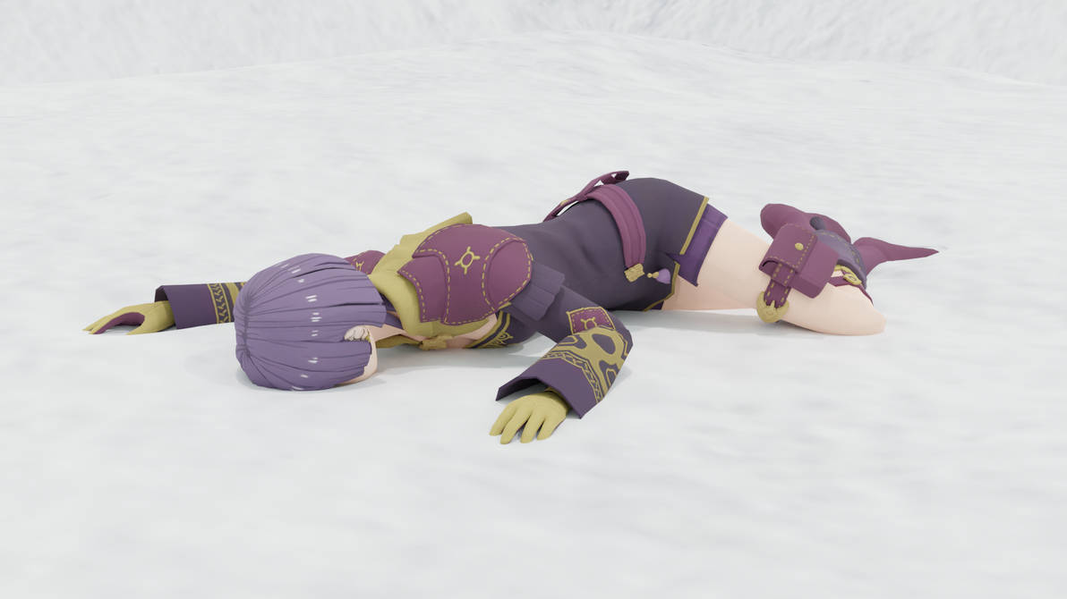 Timeskip Bernadetta Face Down Pose 15 01 By Opticpause On Deviantart