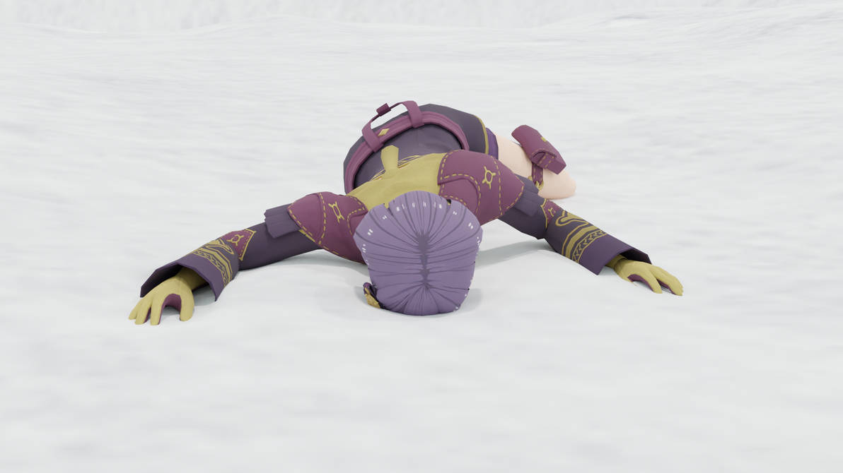 Timeskip Bernadetta Face Down Pose 15 02 By Opticpause On Deviantart