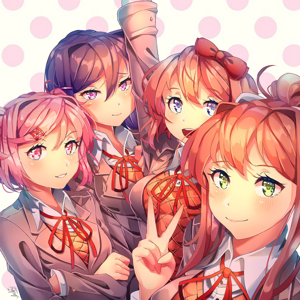 happy belated bday, ddlc~! by yourcupofkohi on DeviantArt happy belated bday, ddlc~! by yourcupofkohi on DeviantArt