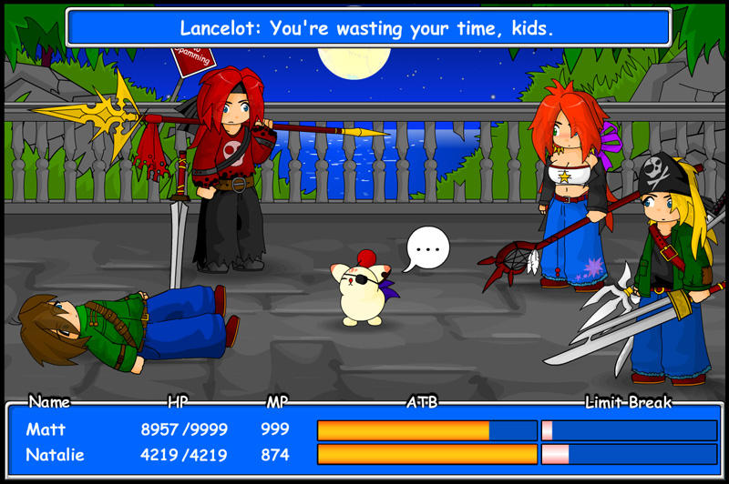 FF Battle 2 - Screenie by KupoGames on DeviantArt